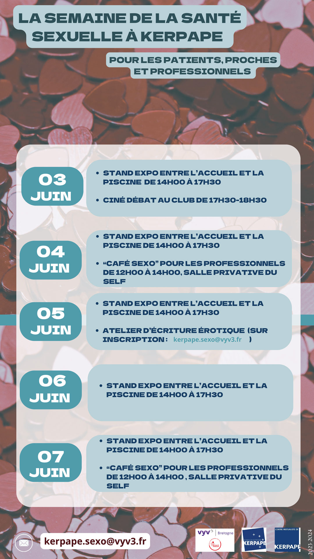 Semaine nationale de la santé sexuelle du 3 au 9 juin 2024 - CENTRE MUTUALISTE DE KERPAPE